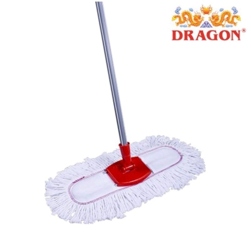 Jual pel lobi dragon gagang 60cm 90cm kain big mop sumbu pel lantai ...