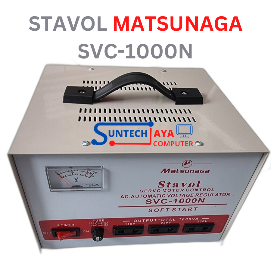 Jual Stavol Stabilizer Matsunaga SVC-1000N 1000watt 1000 Watt 1000w Stavol Svc 1000n | Shopee ...