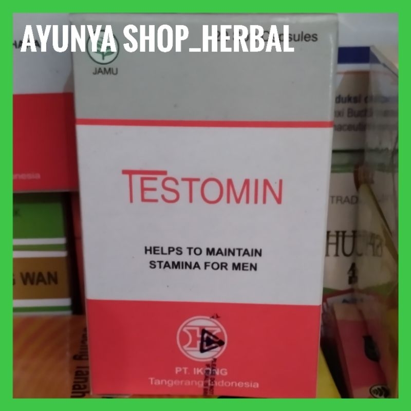 Jual TESTOMIN ( bpom ) Obat Stamina Pria Dewasa Vitamin Hormon | Shopee ...