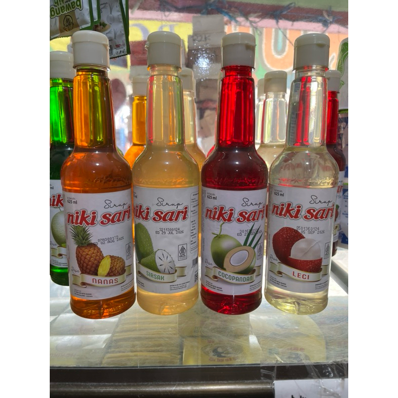 Jual Sirup Niki Sari Rasa Rasa Buah 625ML | Shopee Indonesia