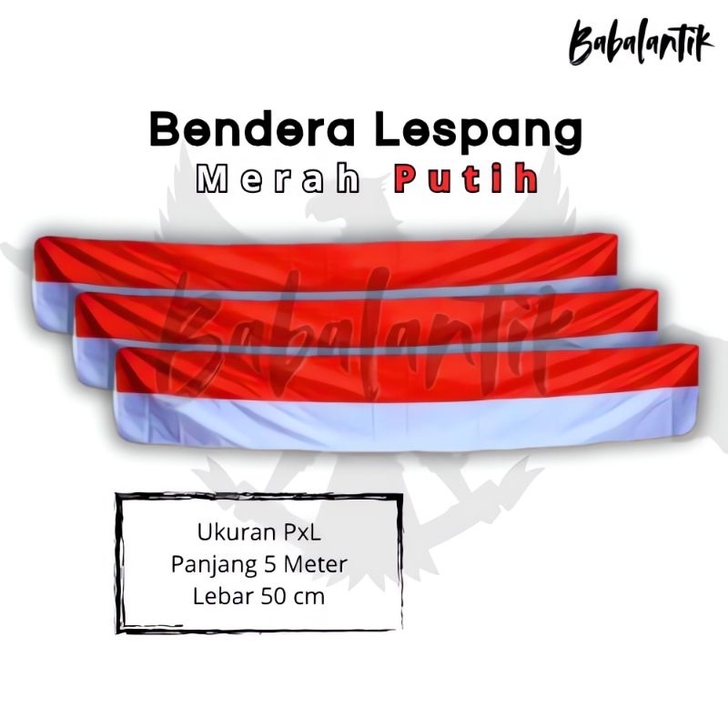 Jual BENDERA LESPANG MERAH PUTIH (5 Meter) | Shopee Indonesia