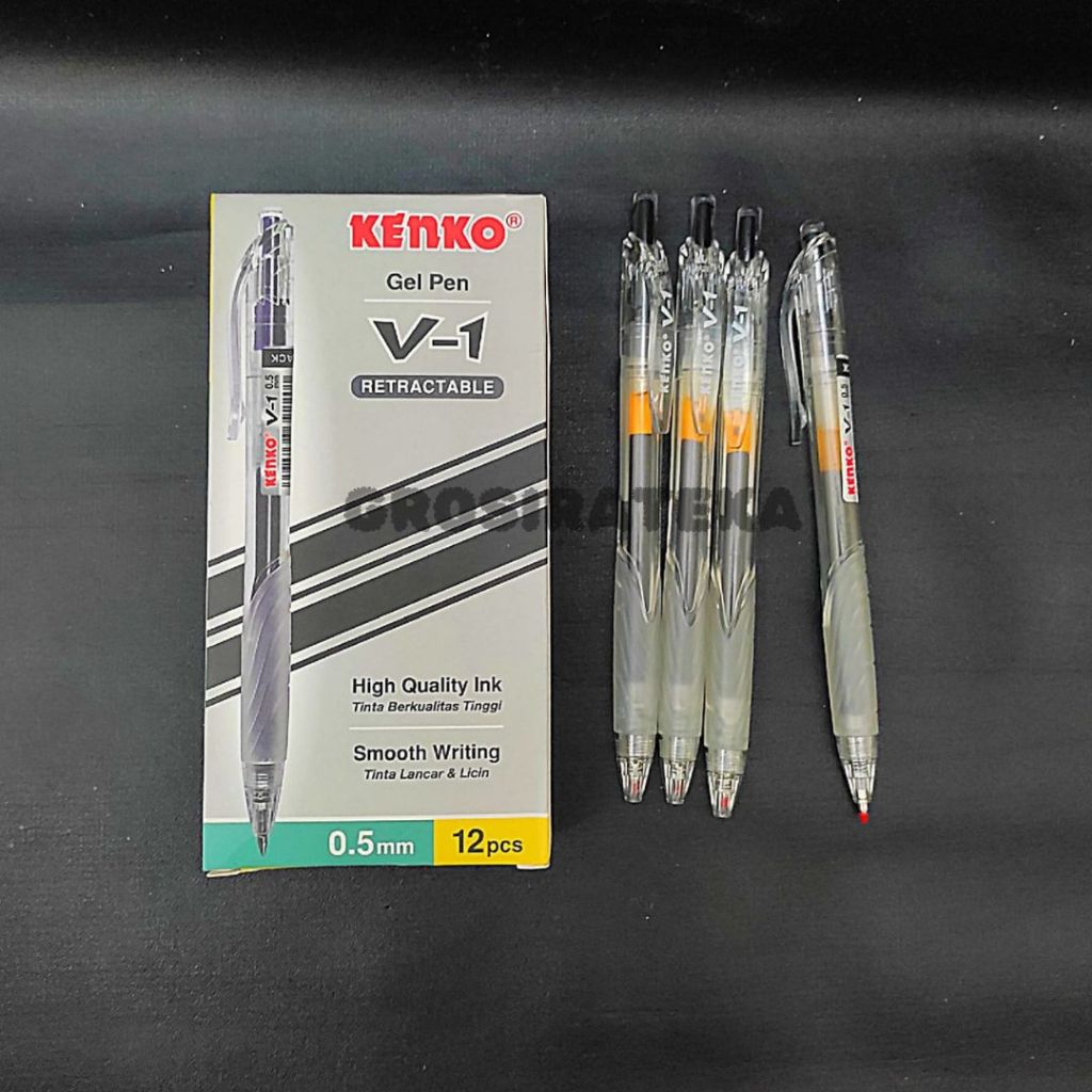 Jual PULPEN ,PULPEN GEL ,BOLPEN , BOLPOIN, V1 RETRACTABLE KENKO | Shopee Indonesia