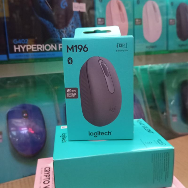 Jual LOGITECH M196 MOUSE WIRELESS BLUETOOTH CONNECTION | Shopee Indonesia