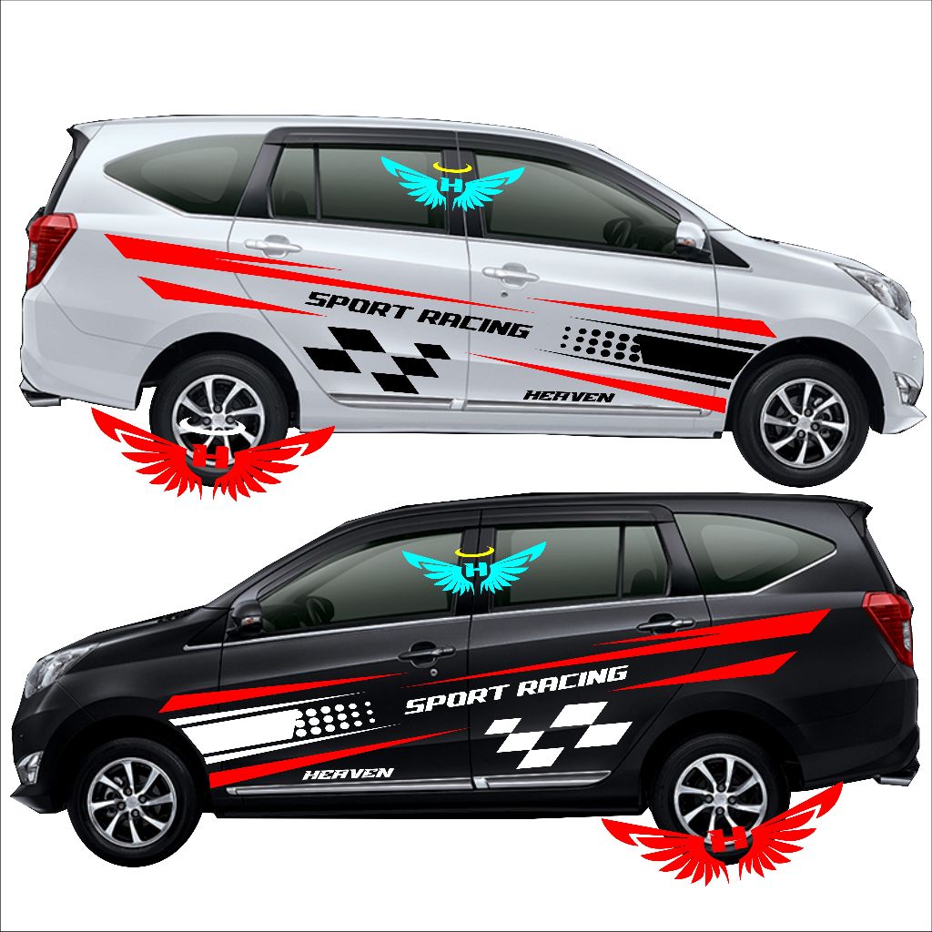 Jual Sticker mobil sigra sticker mobil sigra terbaru stiker mobil list ...