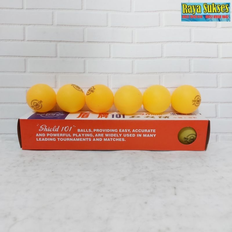 Jual Bola Tenis Meja 40 mm (Isi 6Pcs)/Bola Ping Pong/Tenis Meja | Shopee Indonesia