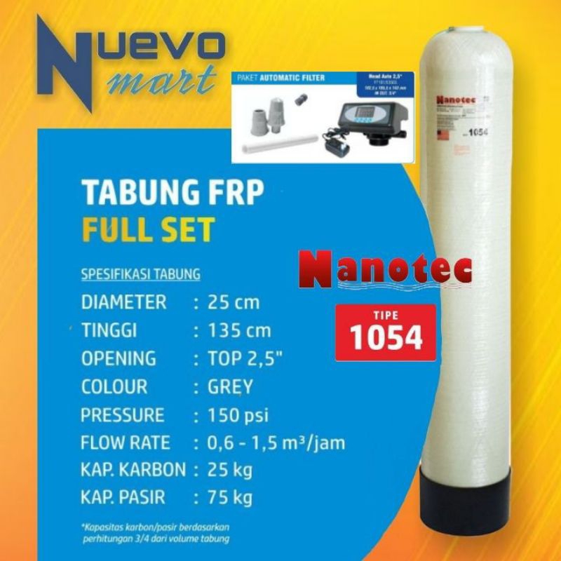 Jual Filter FRP Air PDAM Rumah Tangga 1" inch Head Auto Otomatis ...