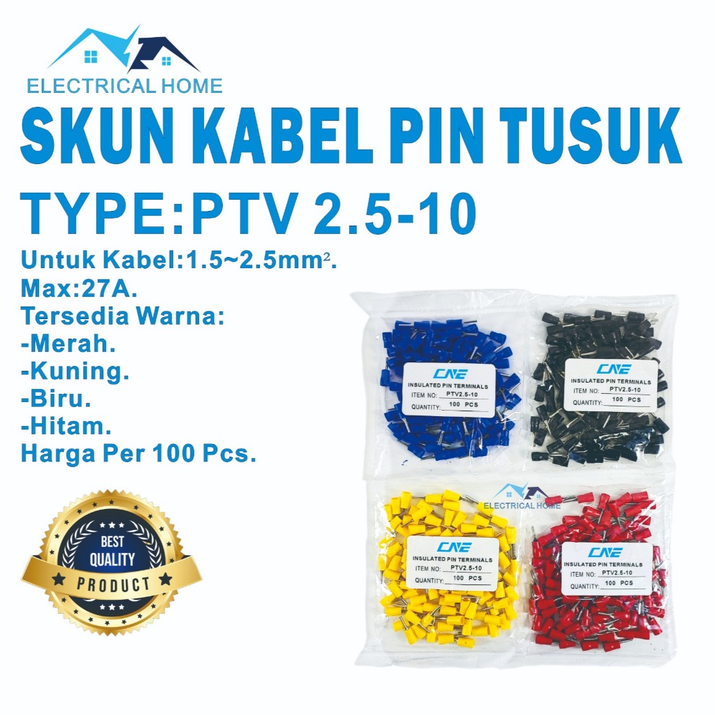 Jual SKUN KABEL PIN TUSUK PTV 2.5-10 | Shopee Indonesia