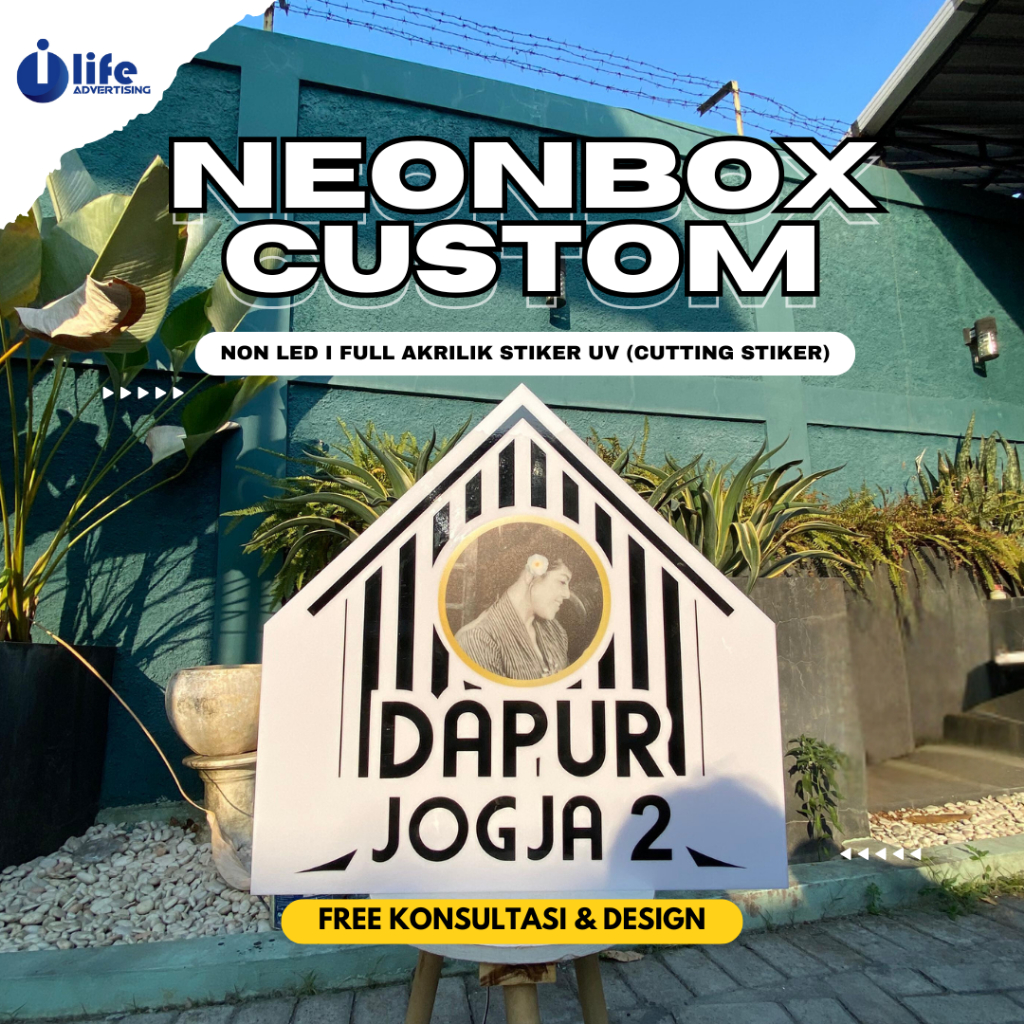 Jual NEONBOX AKRILIK CUSTOM NON LED | Shopee Indonesia