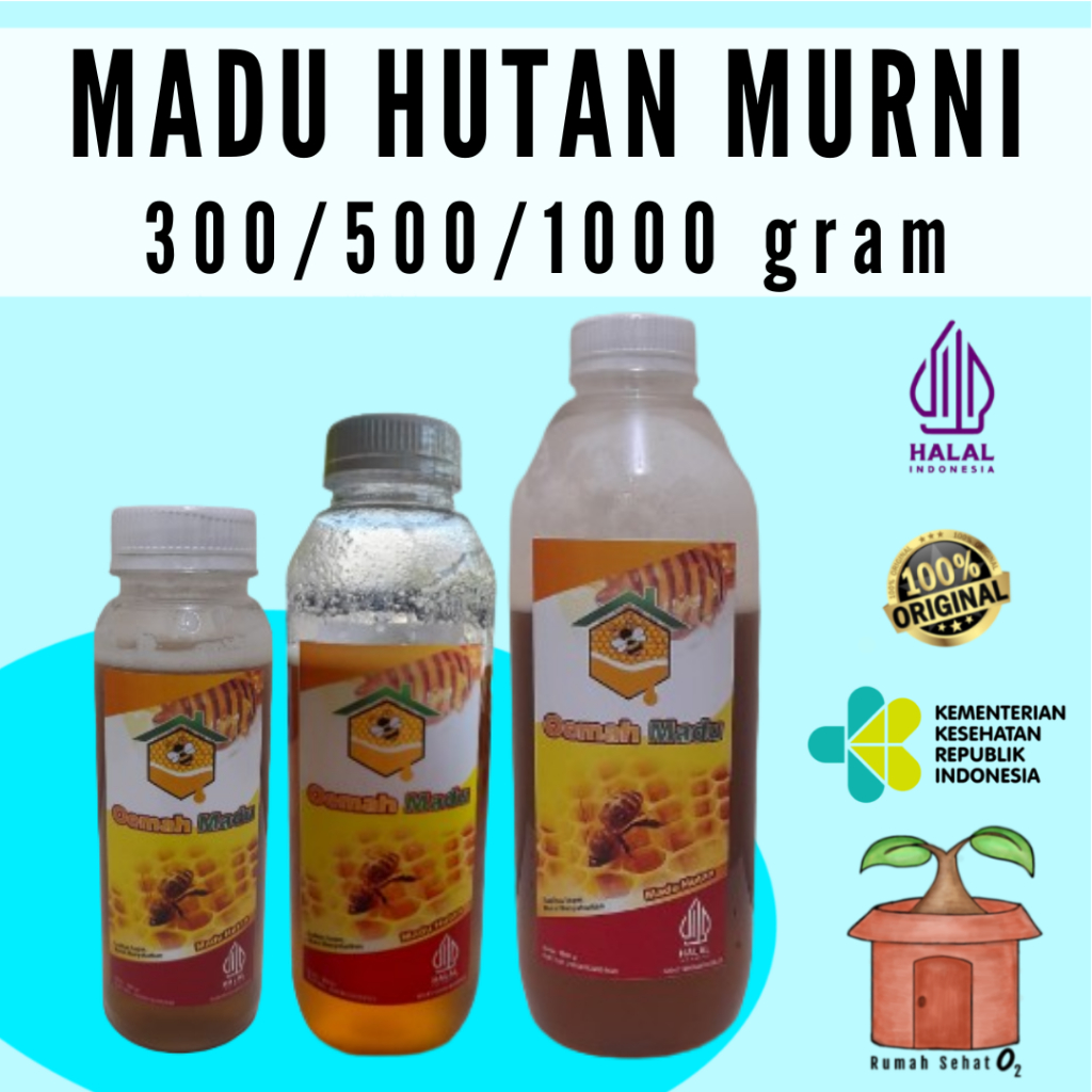 Jual Madu Hutan Murni Oemah Madu Asli Kalimantan Sumatera 100% Original ...