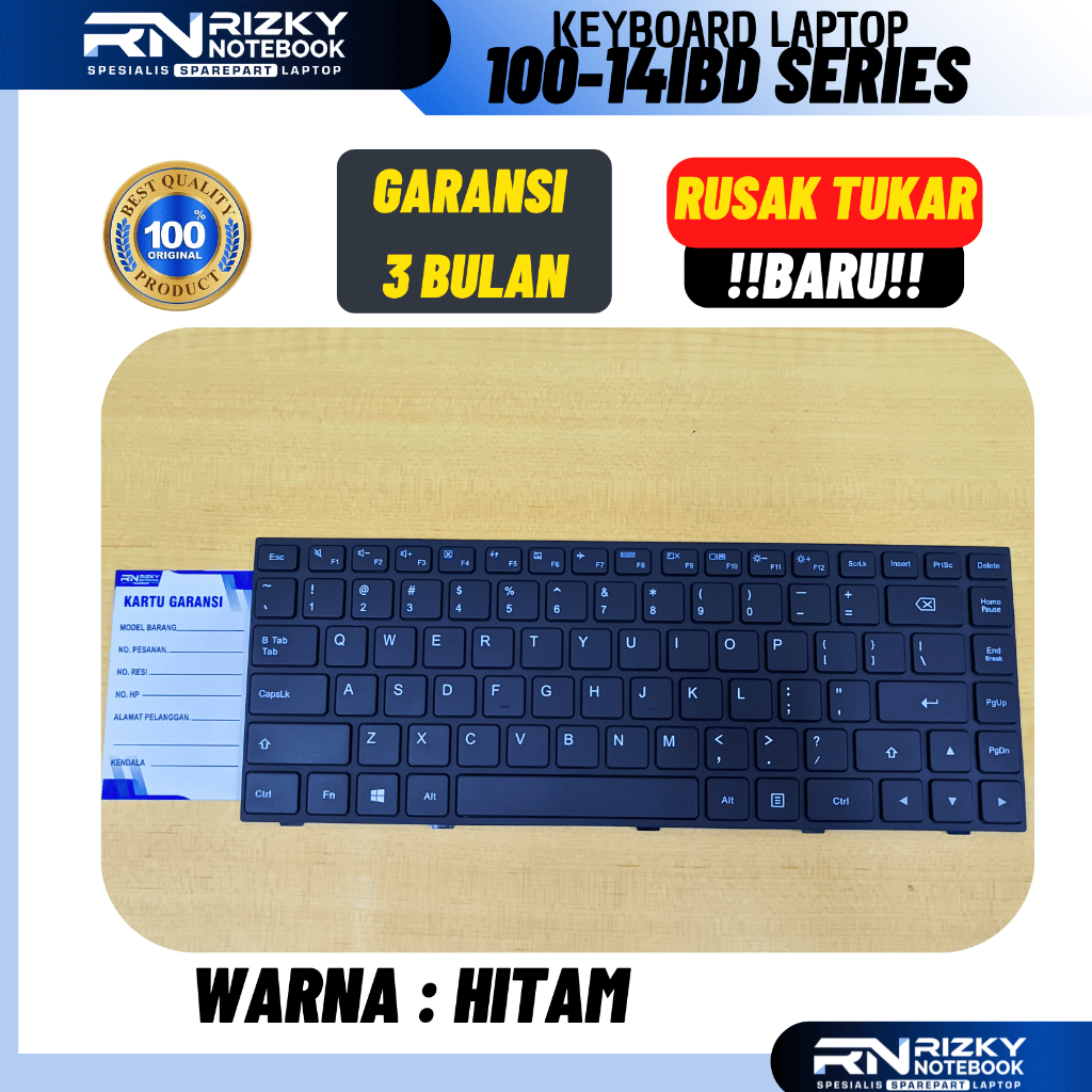 Jual PROMO BISA COD!!! Keyboard LAPTOP SERI 100-14IBD - Black ( Central ...