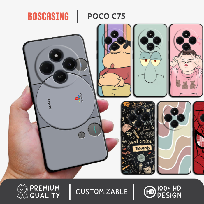 Jual [PREMIUM] Softcase Casing Case HP POCO C75 Lucu Aesthetic Terbaru ...