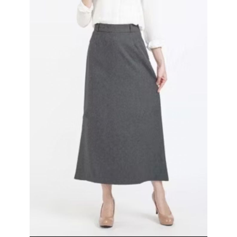 Jual ROK KANTOR/ROK KERJA WANITA MODEL A LINE SIZE S - XL | Shopee ...