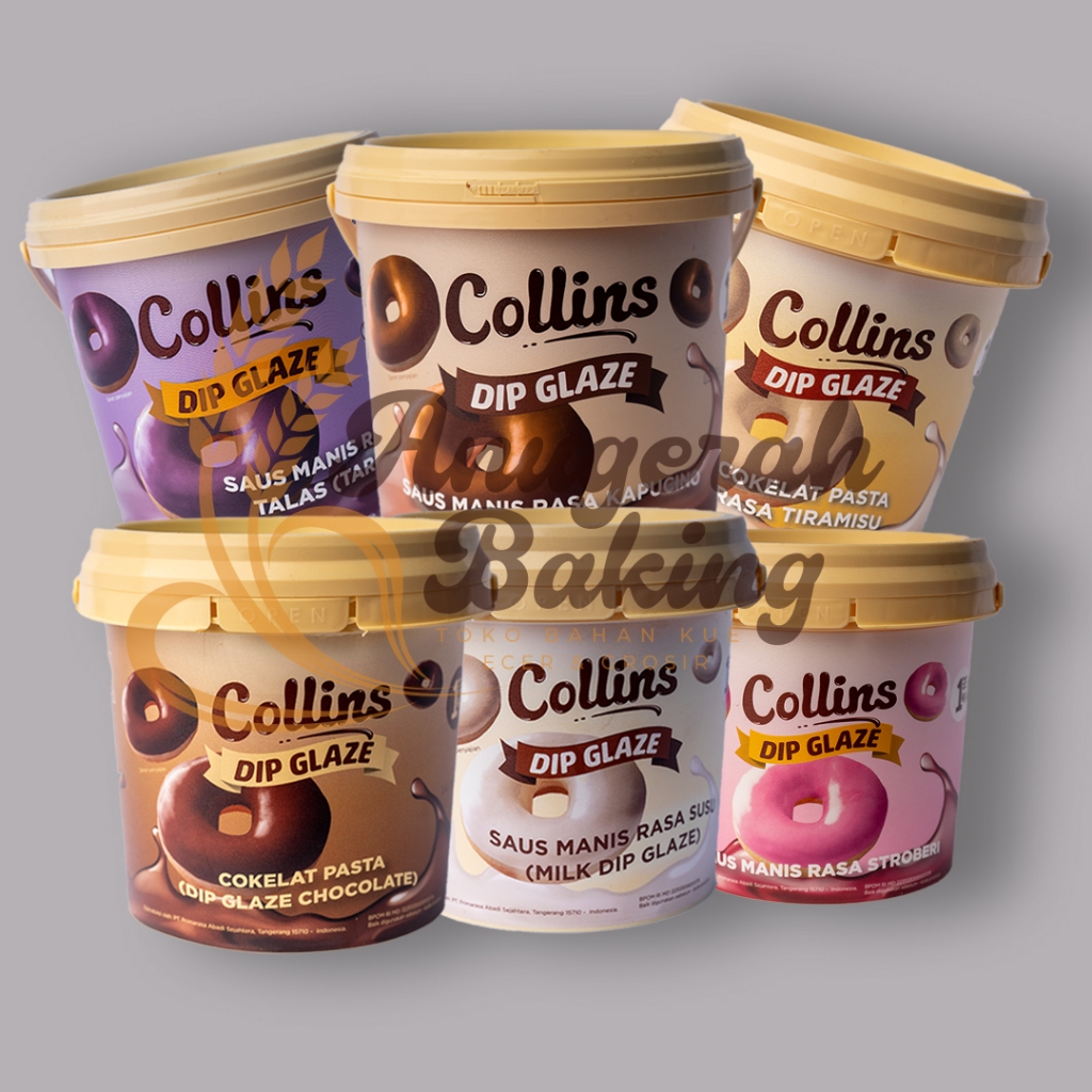 Jual Collins Dip Glaze 1 Kg - Selai Topping Aneka Rasa | Shopee Indonesia