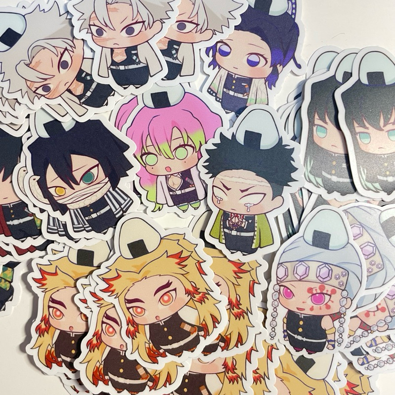 Jual Die Cut Sticker Kimetsu No Yaiba | Stiker Anime Demon Slayer ...
