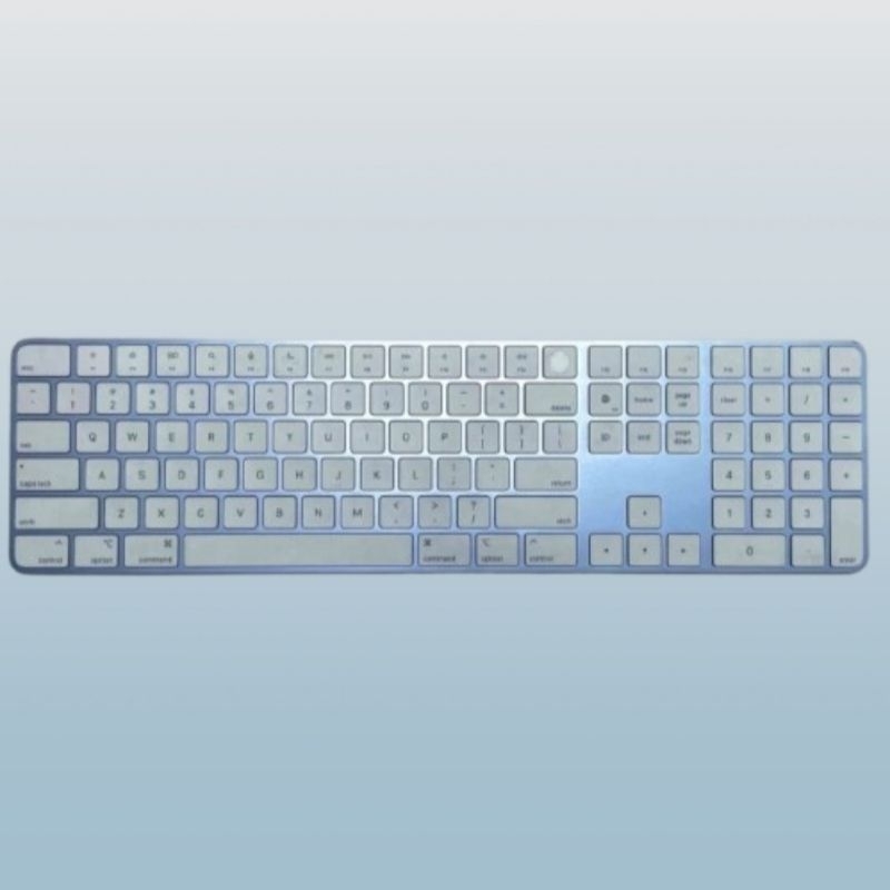 Jual Apple Magic Keyboard Numeric Touch ID Blue | Shopee Indonesia