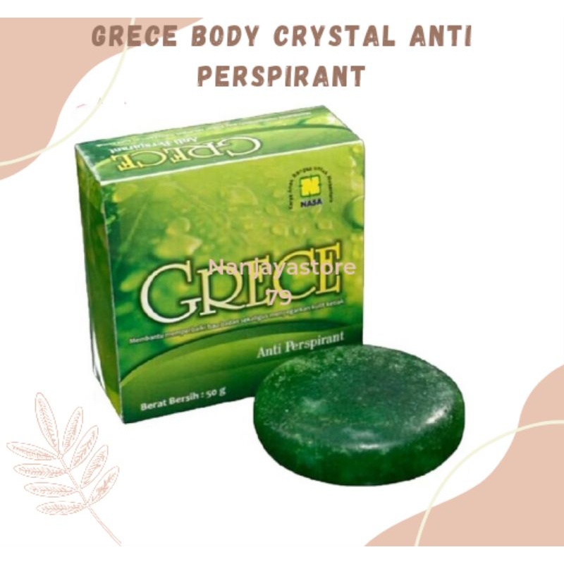 Jual Sabun Grece Nasa Original Anti Perspirant Sabun Crystal Anti Bau ...