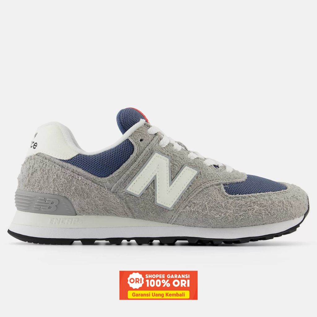 Jual Sepatu New Balance 574 Grey U574GWH Mens Sneakers Shoes ORIGINAL ...