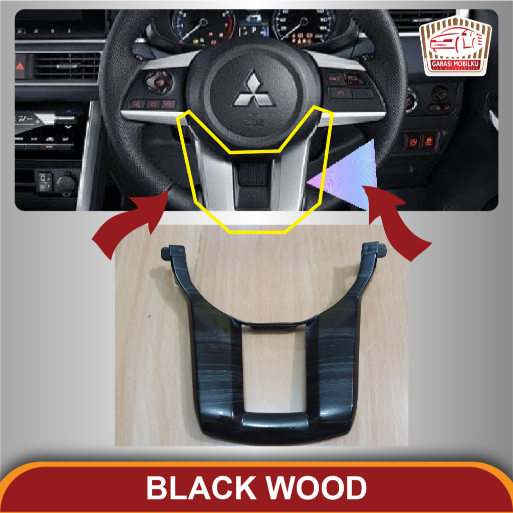 Jual Frame List Stir Setir Mitsubishi XPander Carbon Wood | Shopee ...