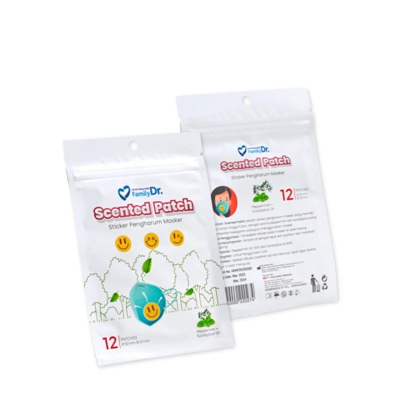 Jual Scented Patch / Pengharum Masker - FamilyDr (Persachet isi 12 pcs ...