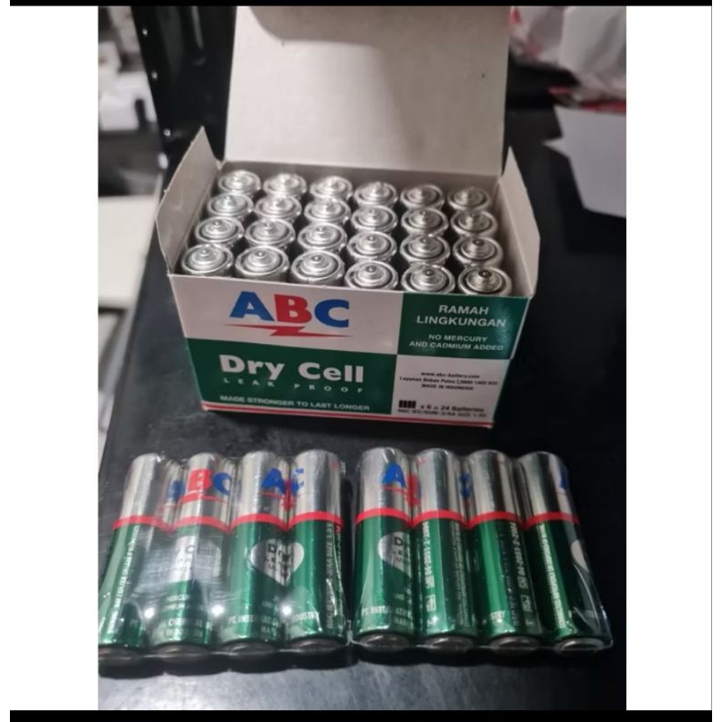 Jual Baterai ABC HIJAU BIRU AA Batre ABC A2 | Shopee Indonesia