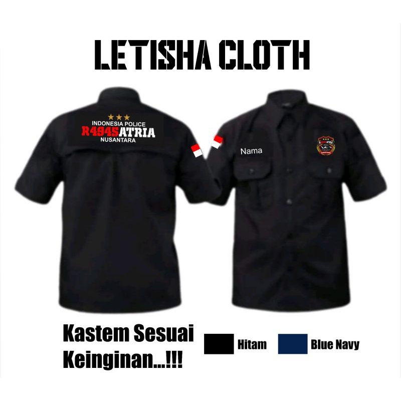 Jual kastem nama//kemeja ragasatria nusantara//kemeja R4945ATRIA ...