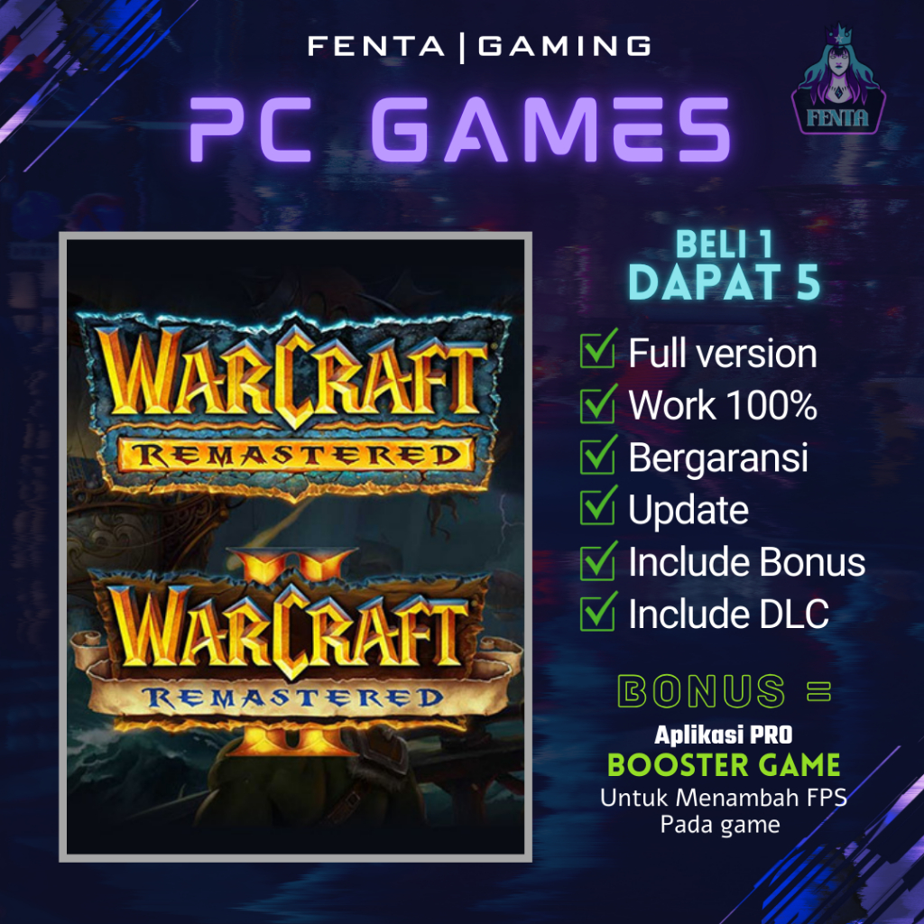 Jual WARCRAFT I AND II REMASTERED - GAME PC - GAME LAPTOP | Shopee ...