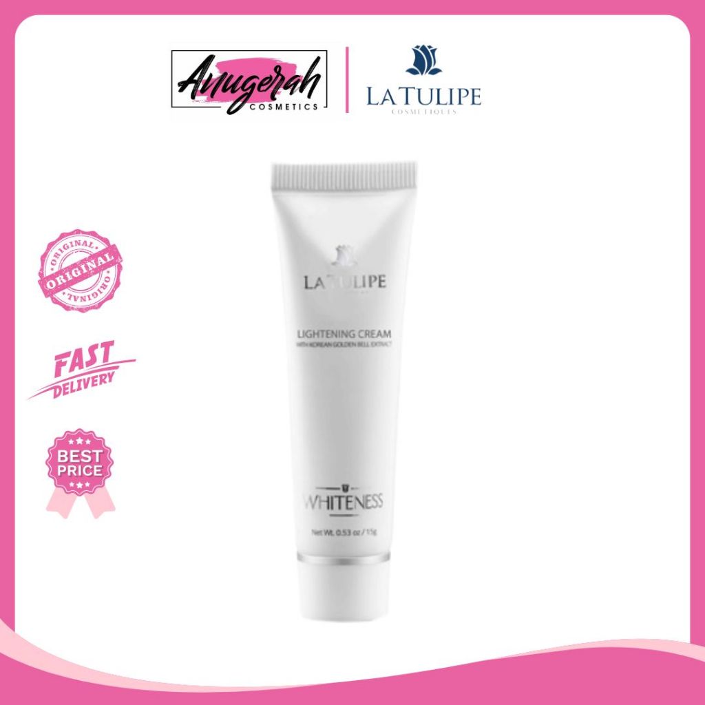 Jual La Tulipe Intensive Whitening Cream 15gr Whiteness Series | Shopee ...
