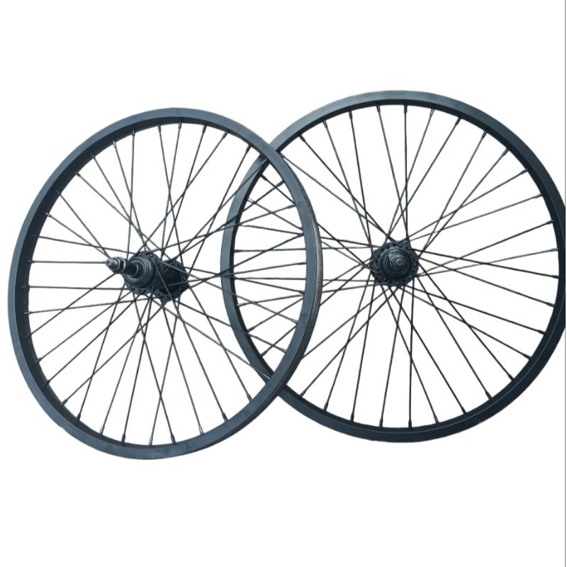 Jual Velg Alloy Hitam Wheelset Sepeda 20 " Pelek Jadi | Shopee Indonesia
