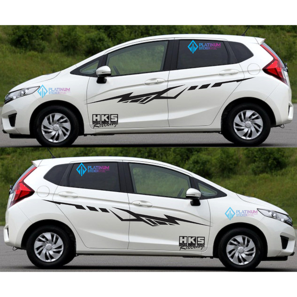 Jual Striping stiker mobil model sport cocok untuk jazz | Shopee Indonesia