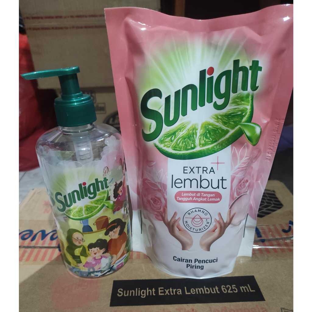 Jual SABUN SUNLIGHT EXTRA LEMBUT RHAMNO MOISTURIZER 650ml 1500ml ...
