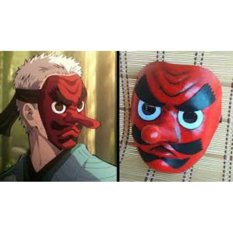 Jual mask Tengu Demon slayer, topeng anime tengu guru tenjiro demon ...