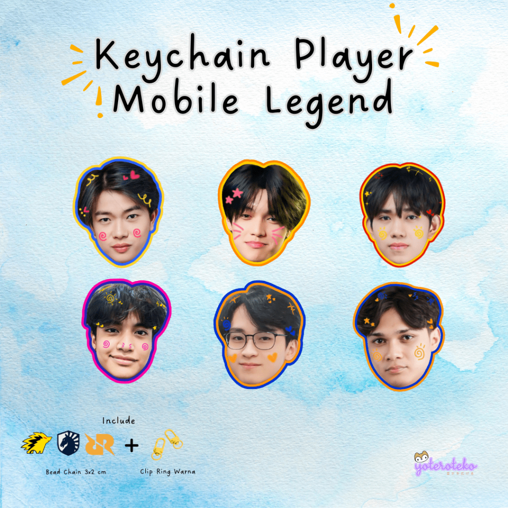 Jual Keychain Player Mobile Legend [Ganci Akrilik 2 Sisi] | Shopee ...
