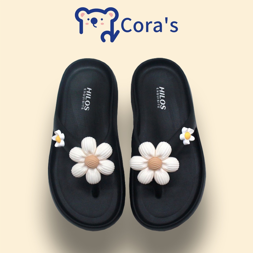 Jual Cora's - Sandal Jepit Wanita Dewasa Motif Bunga Sandal Karet ...