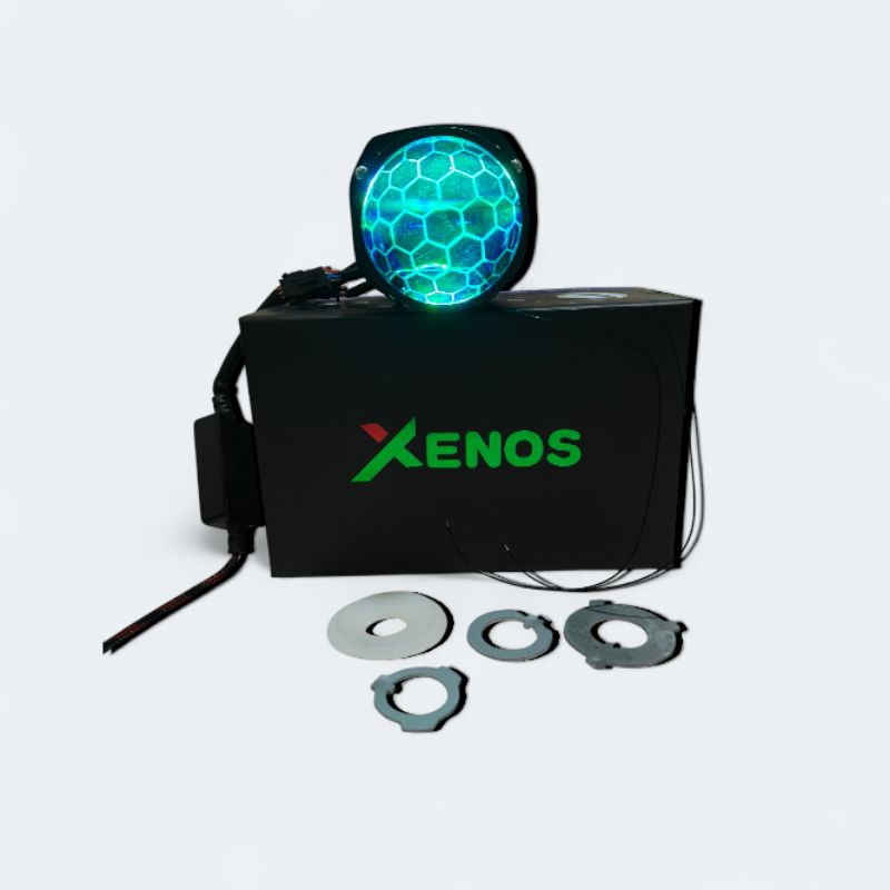 Jual Biled projector 2,5 inch RGB HEXAGON blue lens BI-LED 2,5 inch ...