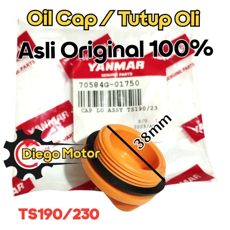 Jual TS190 TS230 OiL Cap Tutup Oli Mesin Diesel Yanmar Original Asli ...