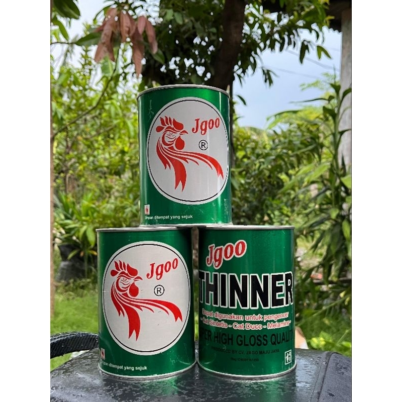 Jual Thinner Cap Jago 1liter untuk pengencer cat minyak dan kayu ...