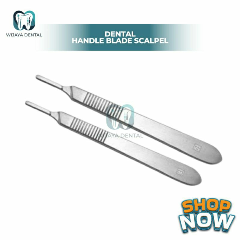 Jual DENTAL SCALPEL BLADE HANDLE NO 3 4 GAGANG BISTURI MATA PISAU GIGI ...