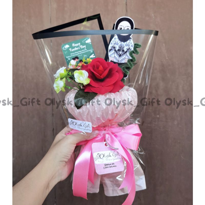 Jual Buket Bunga | Hadiah Hari Guru | Buket Makassar | Buket Hari Guru ...