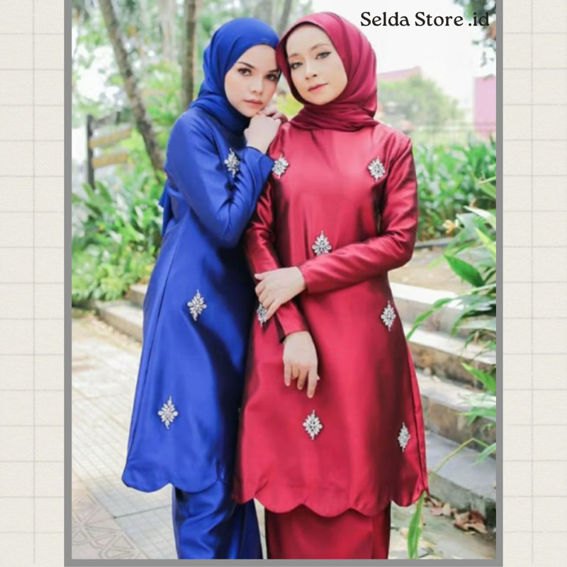 Jual New Product Selda Store Kurung Malaysia Payet || Baju Kurung Payet ...