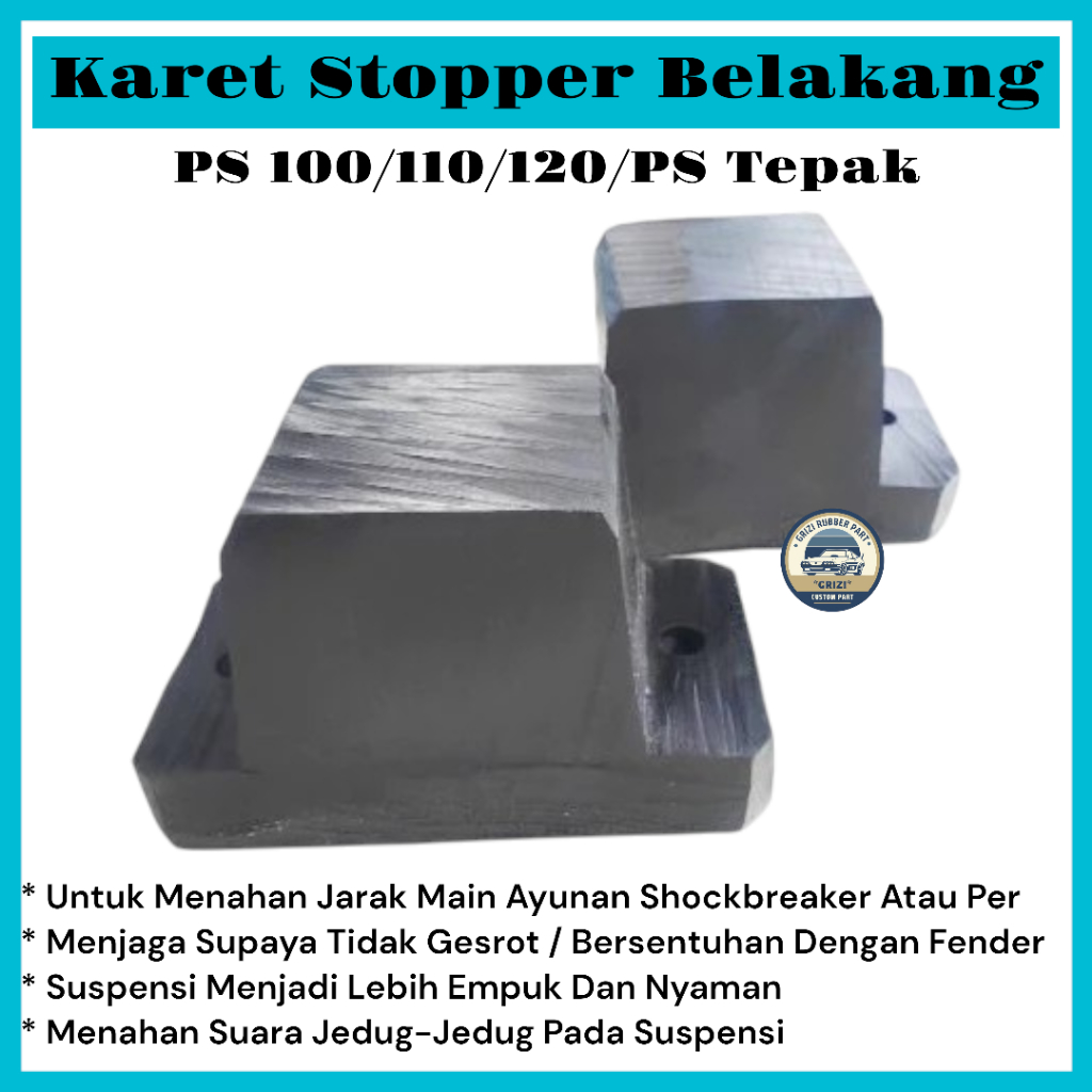 Jual Karet Stopper Belakang Colt Diesel PS 100 PS 110 PS 120 PS Tepak Karet Ban Harga 1Pcs ...