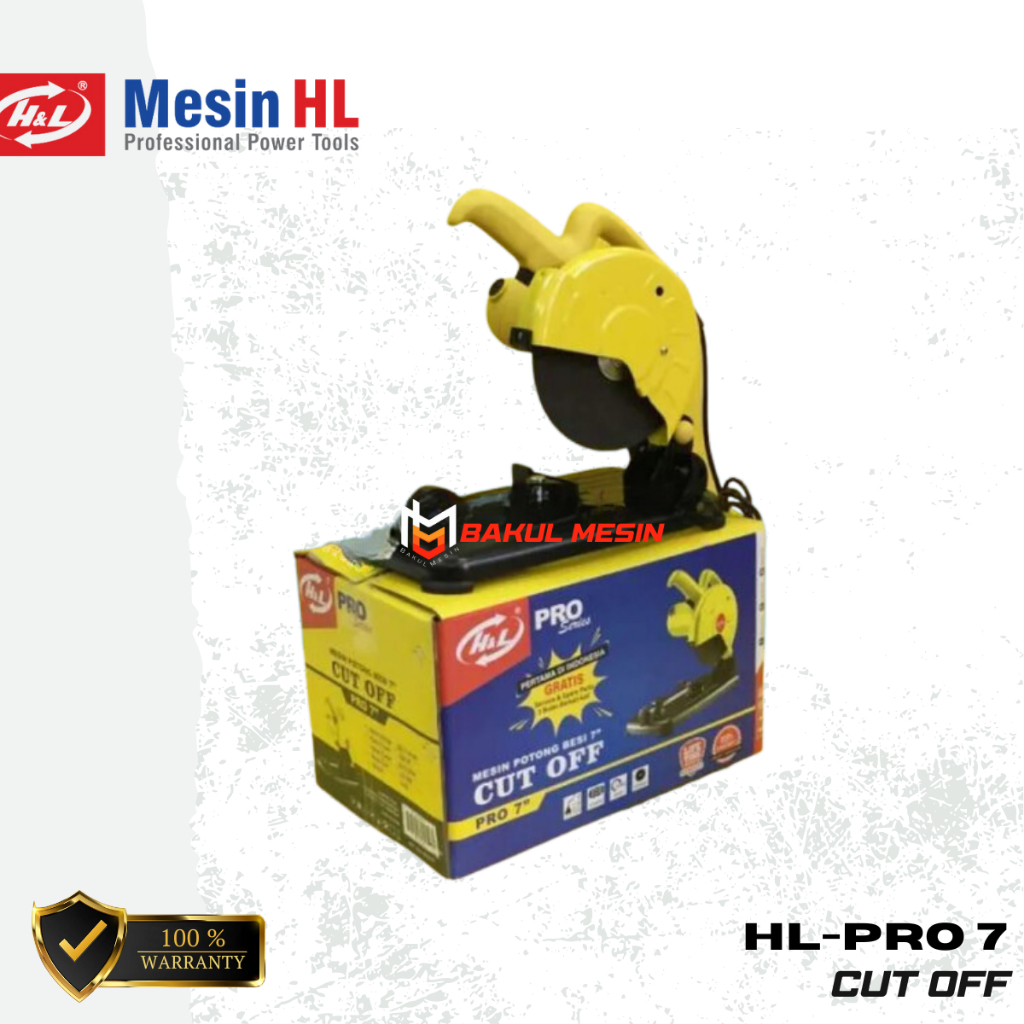 Jual H&L Pro 7 Inch Mesin Potong Besi Cutting Wheel Cut Off 180MM HL ...