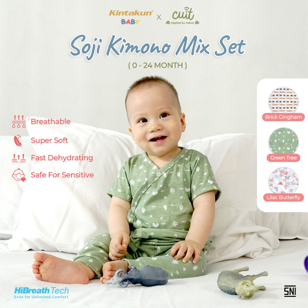 Jual KINTAKUN BABY X CUIT Soji Kimono Set Bayi Snap Button Mix Tangan ...