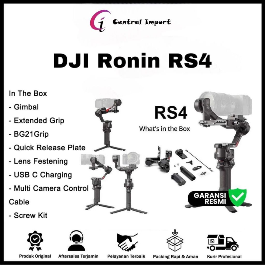 Jual DJI RS 4 Pro / DJI RS 4 Gimbal Stabilizer DJI Ronin S4 DJI RS4 ...