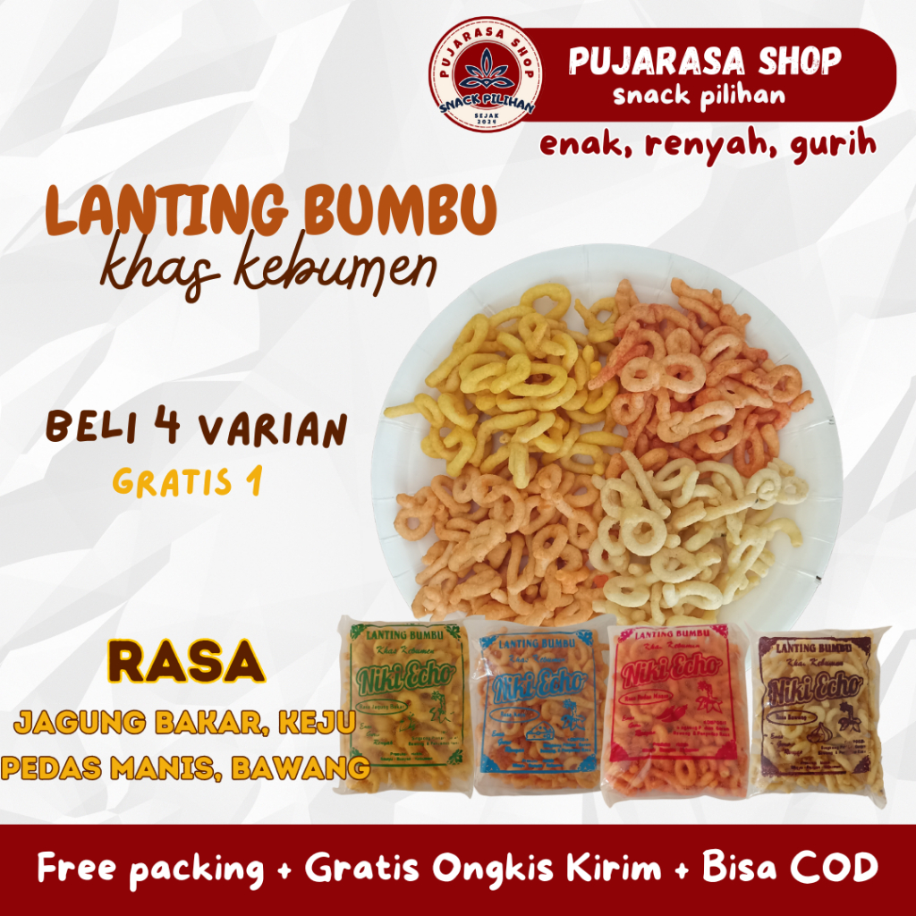 Jual PROMO PAKET LANTING BUMBU Khas Kebumen Klating Singkong Enak Gurih ...