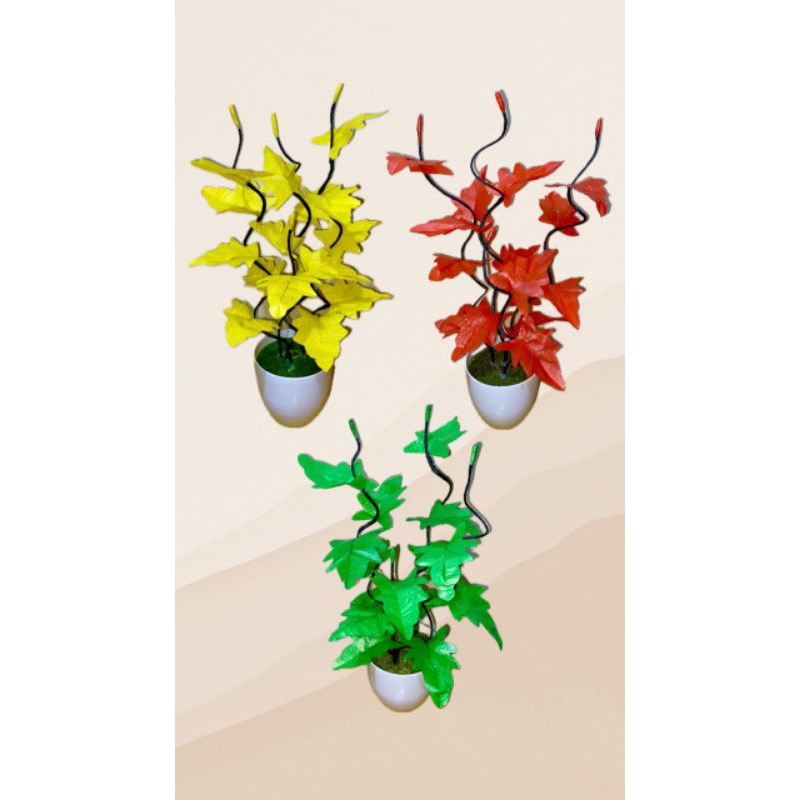 Jual Bunga Hias Daun Maple ( Bunga Kerajinan Tangan) | Shopee Indonesia