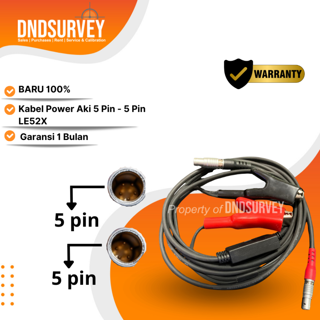 Jual Kabel Power Aki Radio eksternal Gps South 5pin - 5pin LE52X ...