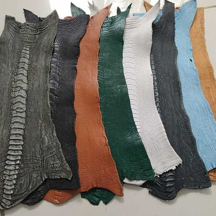 Jual Ostrich Leg (Kulit kaki burung Unta) ASLI matte | Shopee Indonesia