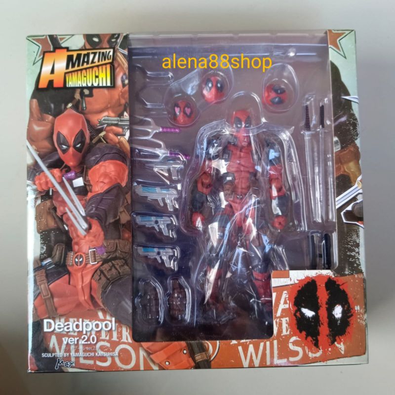 Jual revoltech deadpool versi 2.0 amazing yamaguchi kaiyodo new misb ...