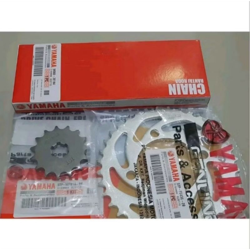Jual "Barang Istimewa" Gear Set Plus Rantai. Yamaha 5Tp Jupiter Z ...