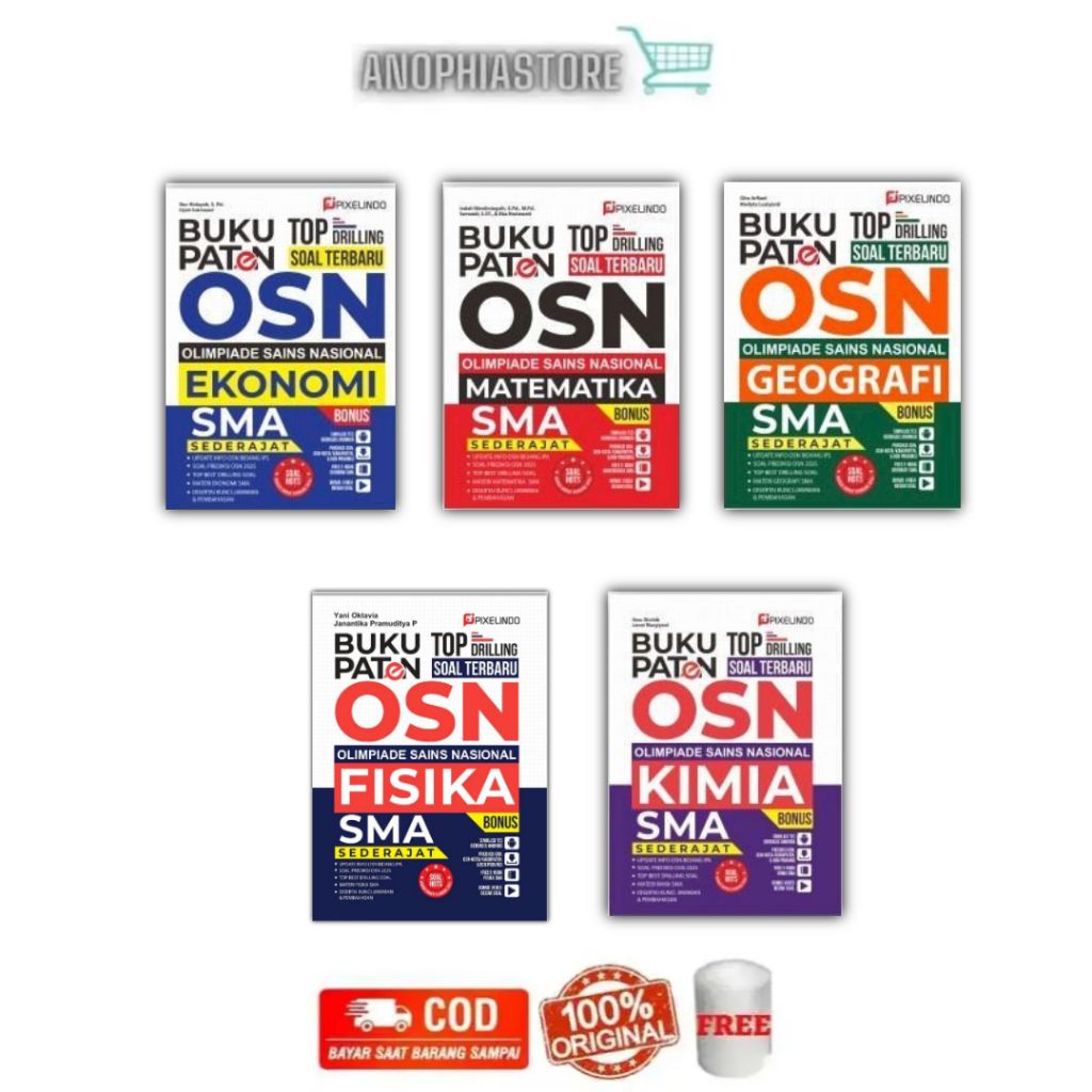 Jual Buku Paten OSN SMA KIMIA MATEMATIKA FISIKA EKONOMI GEOGRAFI | Shopee Indonesia